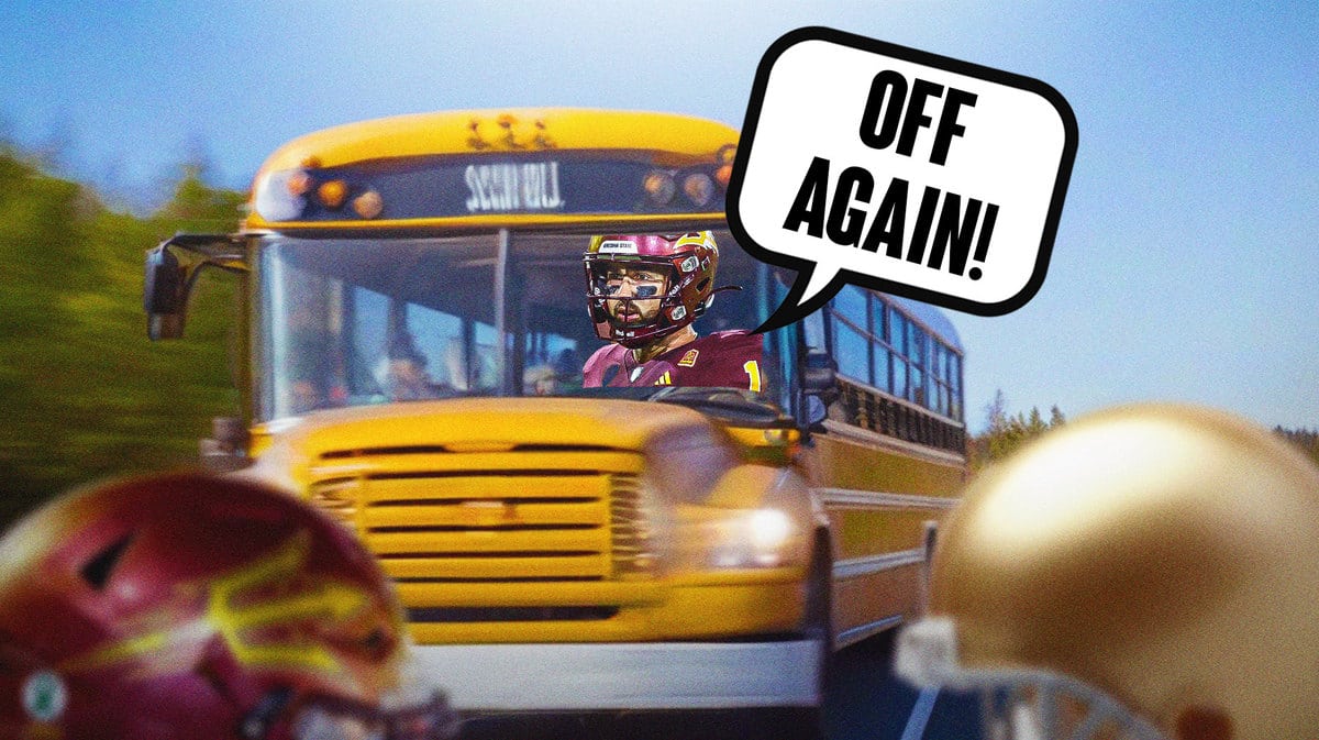 Arizona State football's Drew Pyne transferring again after failed Sun ...