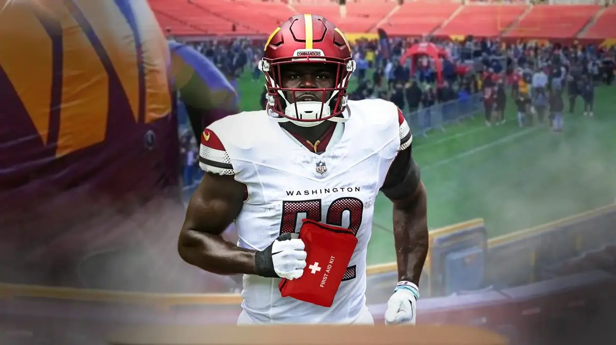 Commanders lose starting LB for rest of year with shoulder injury