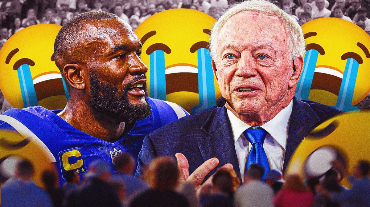 Cowboys owner Jerry Jones reacts to Shaq Leonard's Eagles pick, Dallas snub