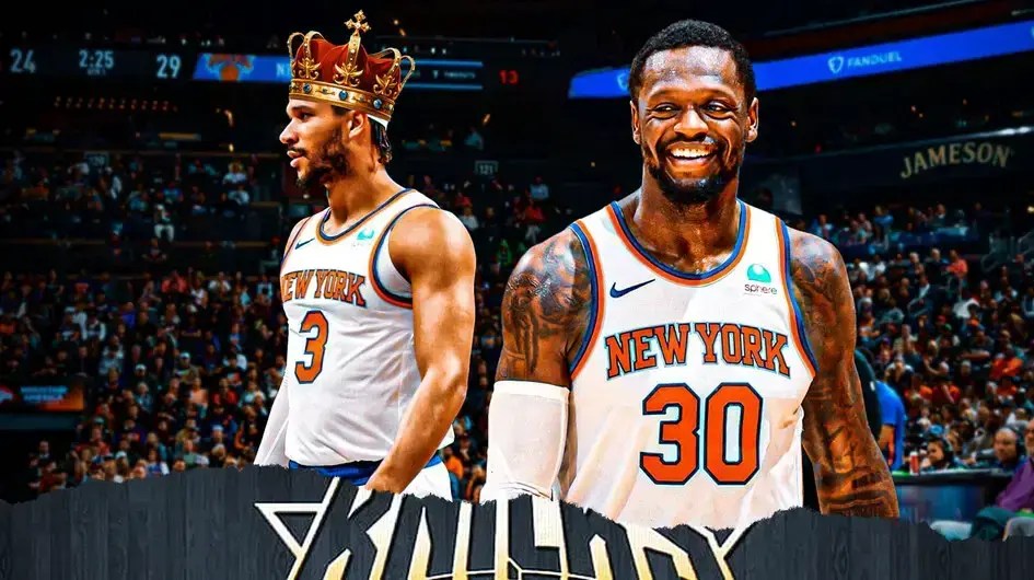 Knicks' Julius Randle fires hilarious Josh Hart double-double take