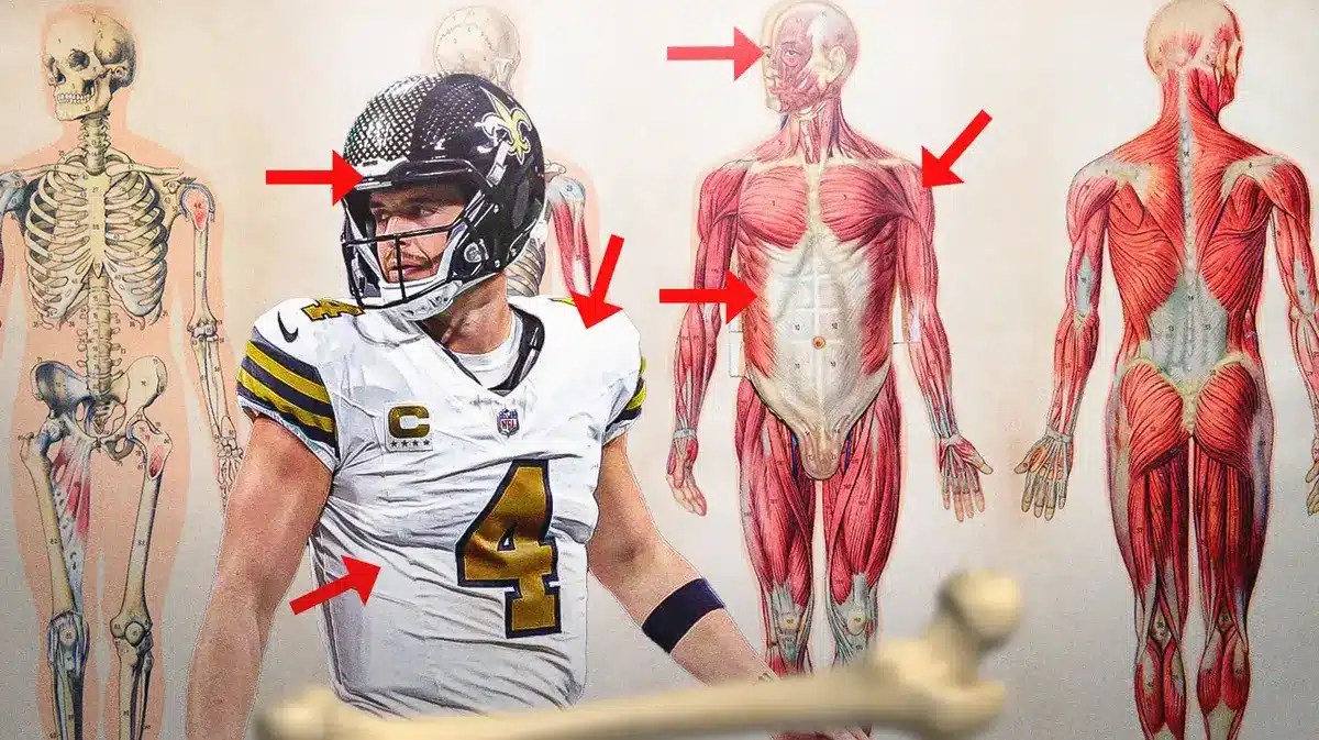 Saints QB Derek Carr set to play through serious rib injury in Week 14 ...
