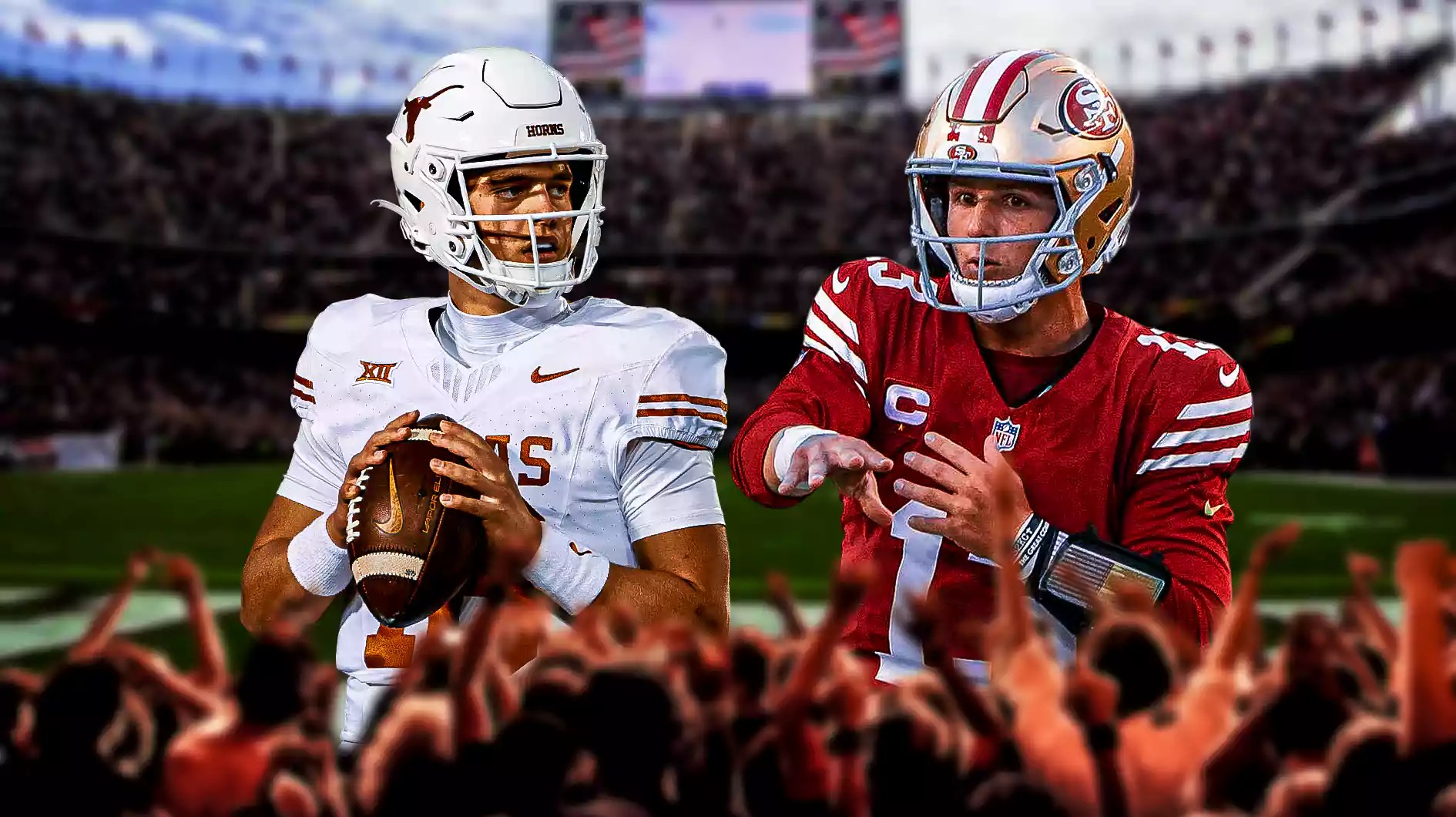 Texas football's Arch Manning denies Brock Purdy earnings claim