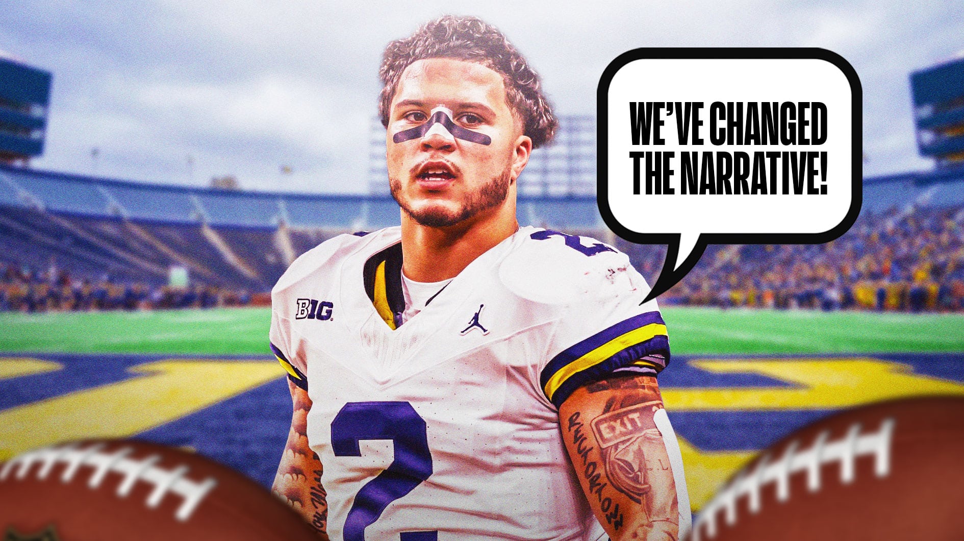 Michigan's Blake Corum drops truth bomb on Wolverines 'changing narrative'