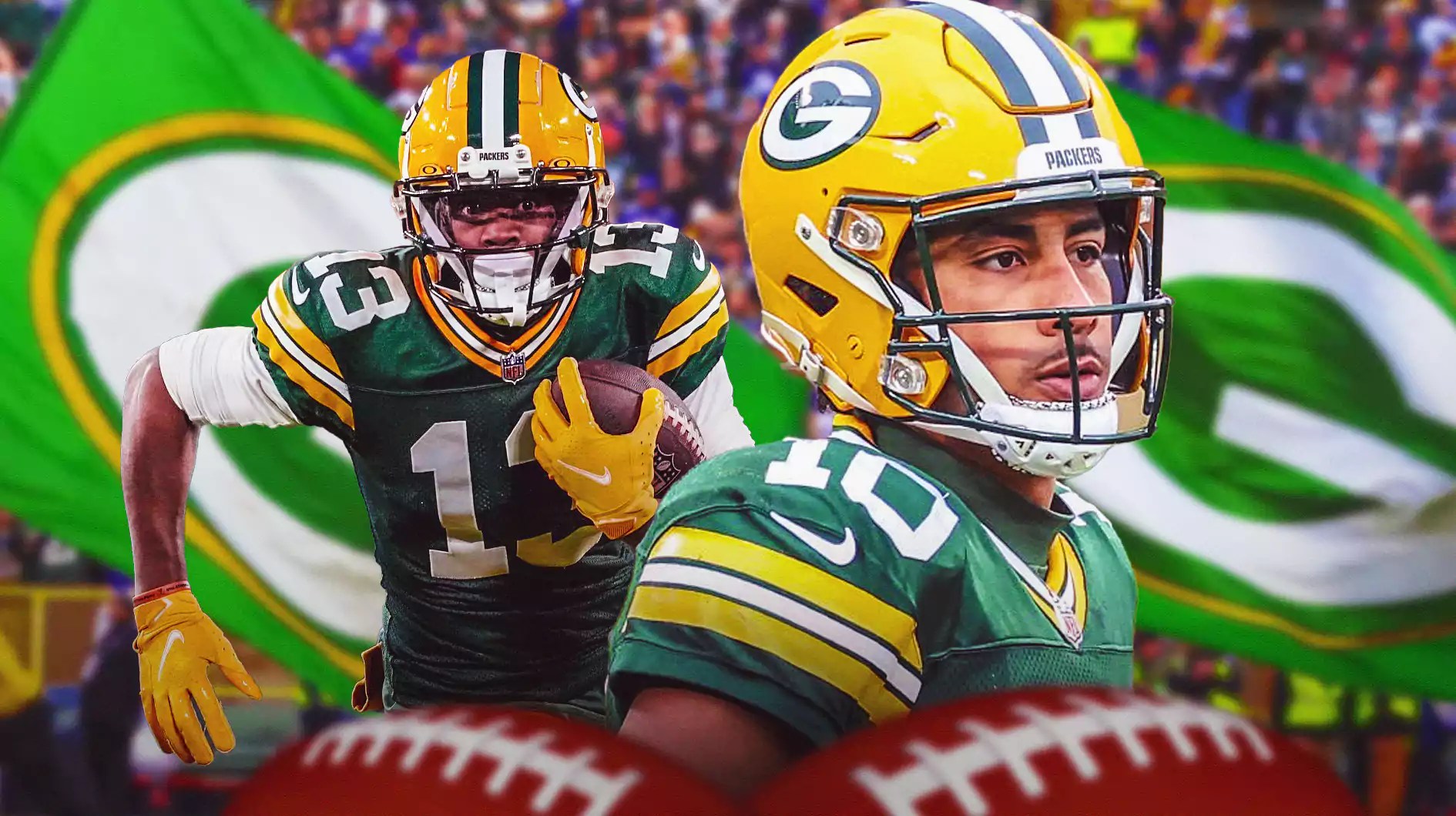 Packers' Jordan Love gives Dontayvion Wicks his flowers