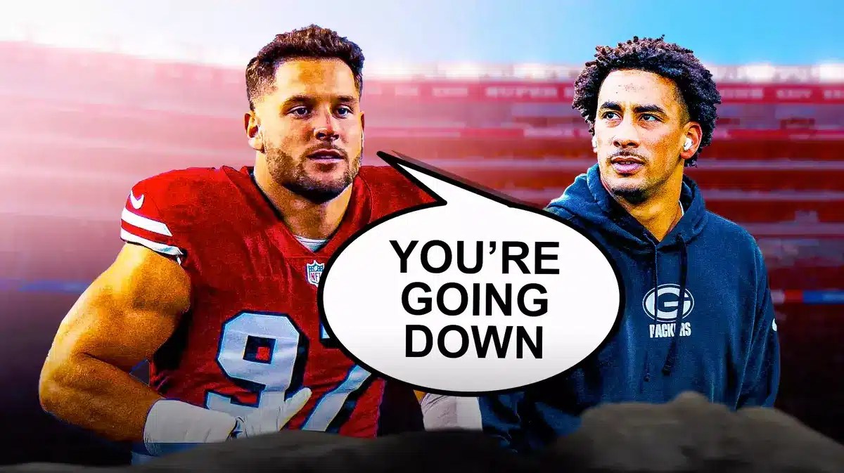 49ers Star Nick Bosa Reveals Sfs Plan To Cool Off Jordan Love In