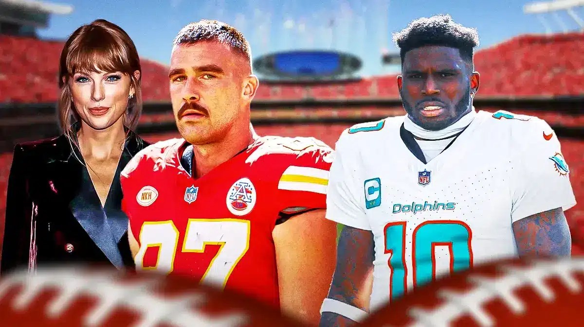 Dolphins' Tyreek Hill jokes about Travis Kelce ghosting his text: 'On ...
