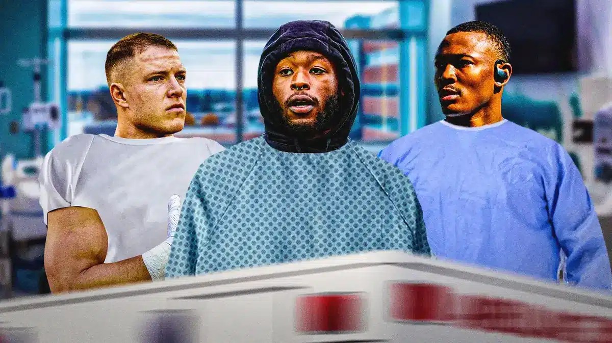 NFL Week 17 injury roundup: Christian McCaffrey, Alvin Kamara, DeVonta ...