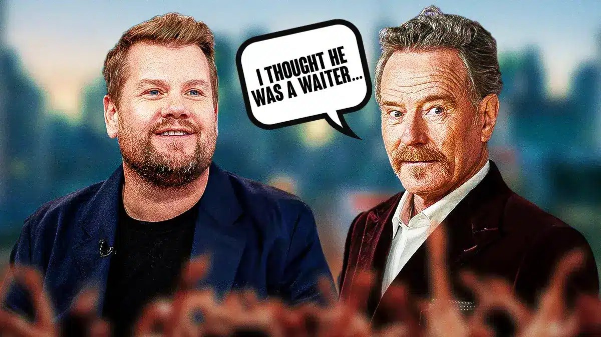James Corden recalls hilarious Bryan Cranston-waiter mistake