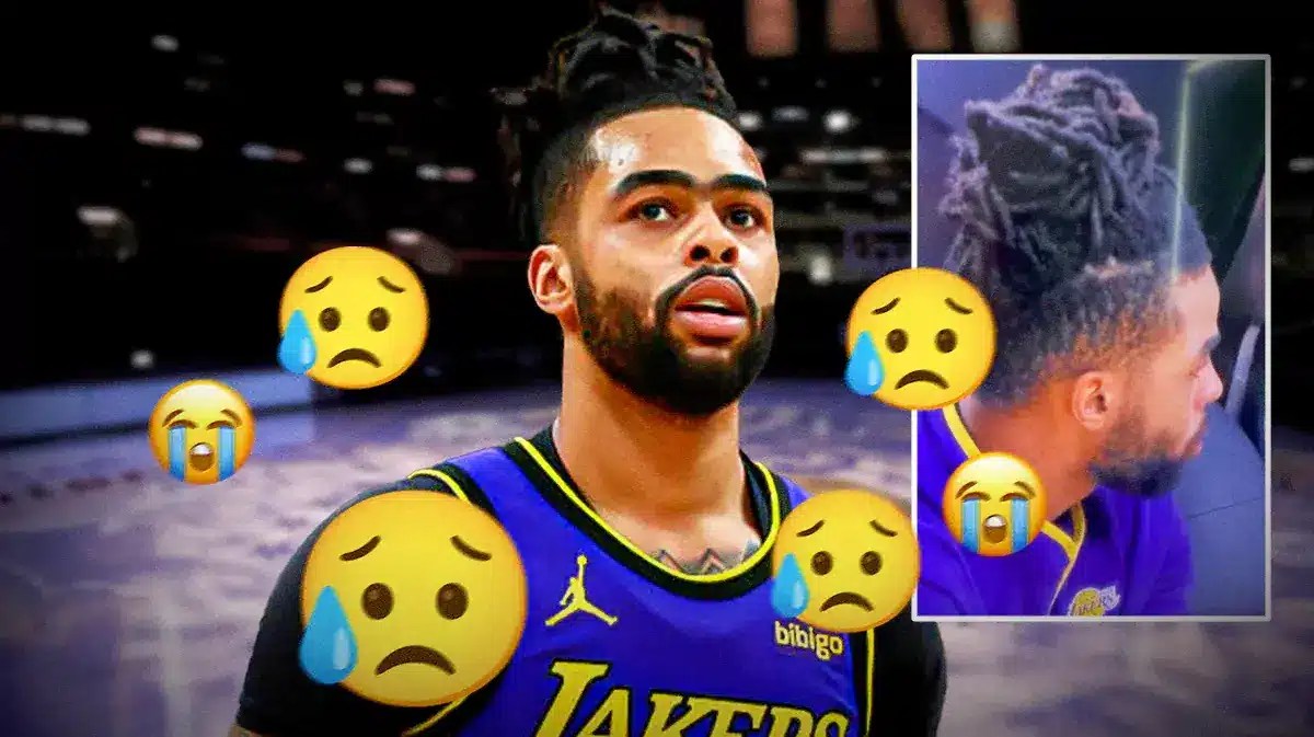 Lakers: Crying D'Angelo Russell amid 34-point night vs. Blazers pours ...