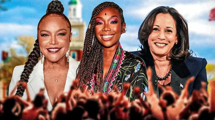 Kamala Harris and other notable members of Alpha Kappa Alpha