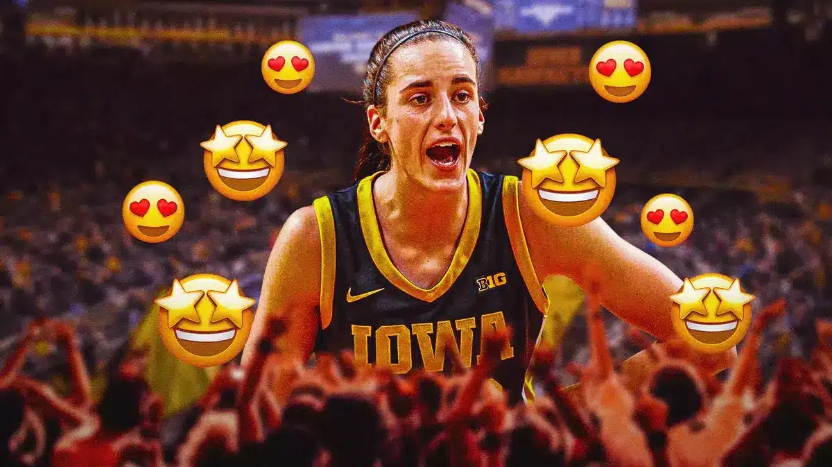Wild Caitlin Clark photo while getting mobbed by Iowa fans goes viral