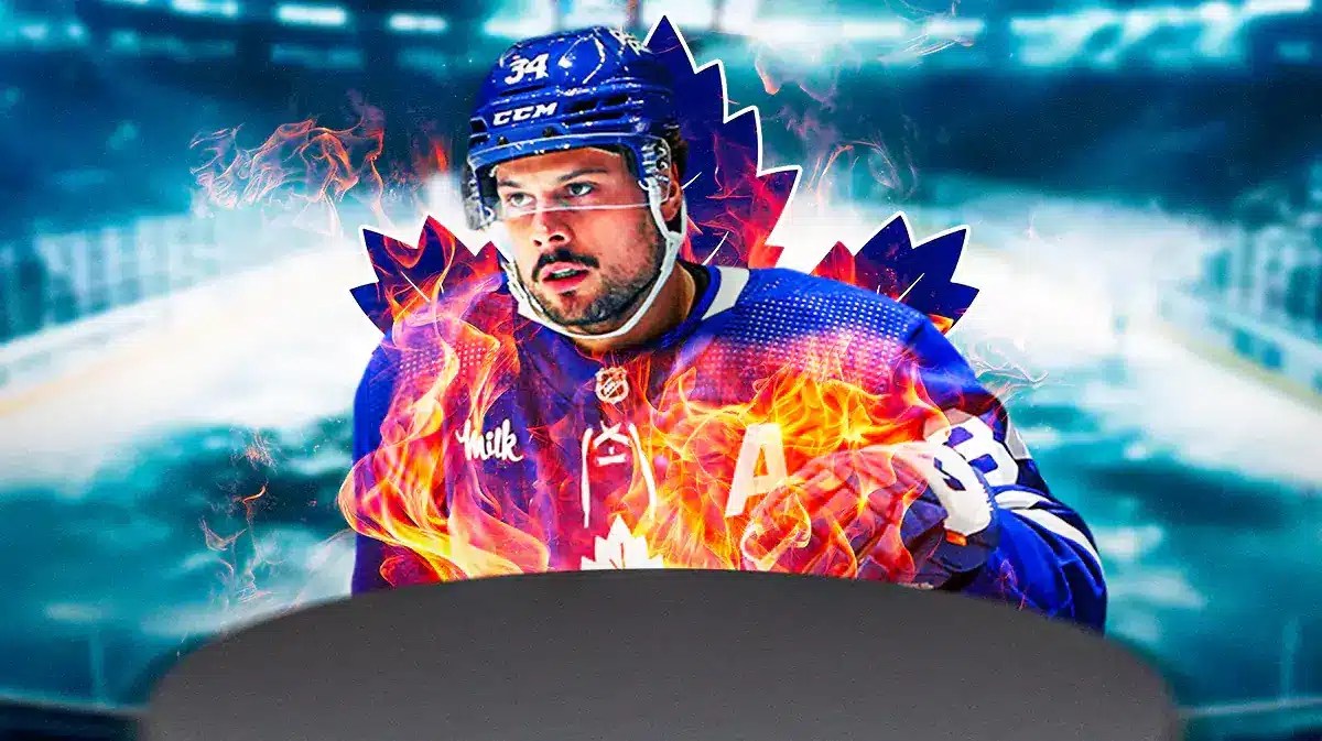 Leafs' Auston Matthews reacts to historic 50th, 51st goal against ...