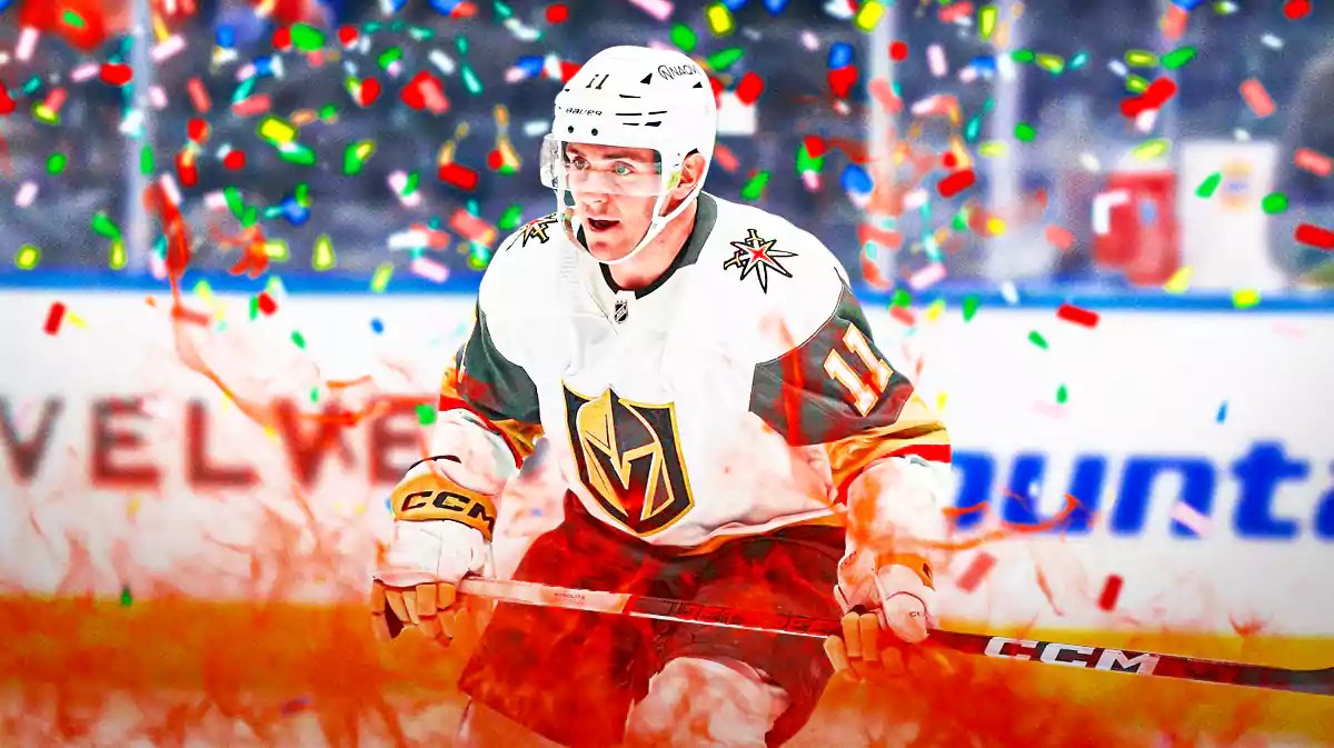 Golden Knights: Mason Morelli reacts to scoring 1st goal in 1st NHL ...