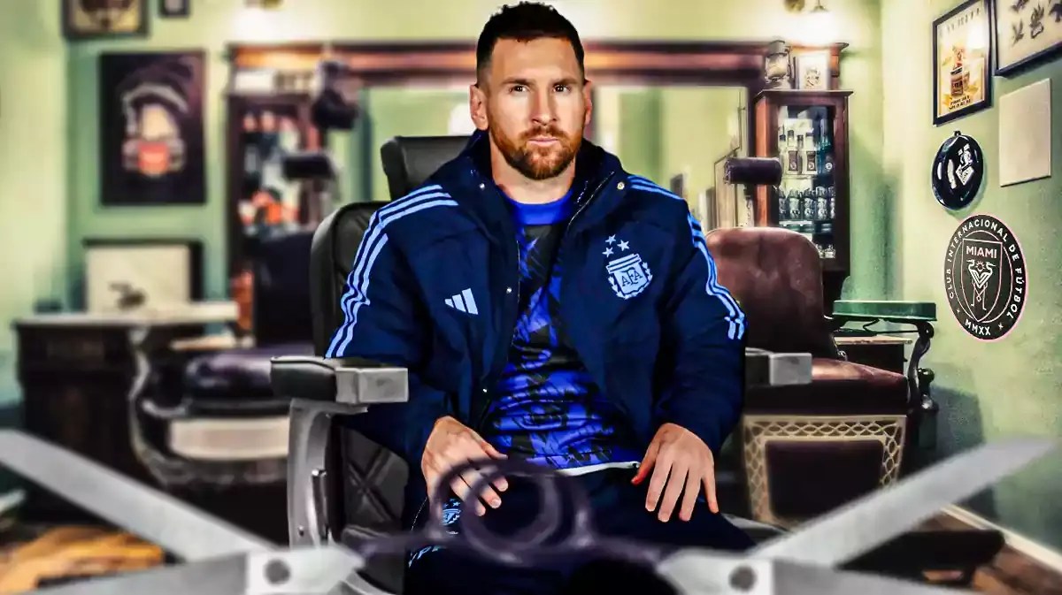 Inter Miami's Lionel Messi creates bizarre scene in a Miami barber's shop