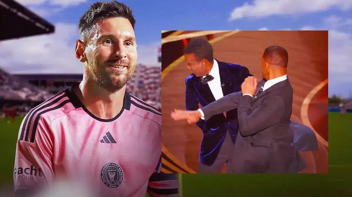 Lionel Messi's epic meeting with Will Smith in Inter Miami win sparks ...
