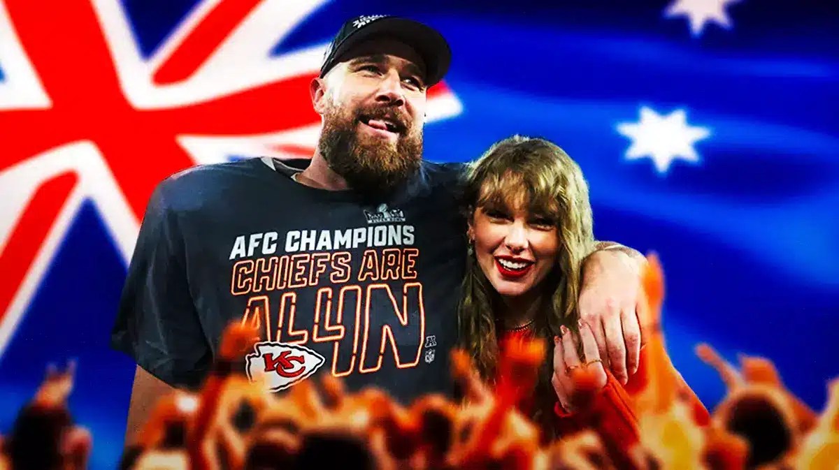 Travis Kelce in Sydney for Taylor Swift's 'Eras' tour concert