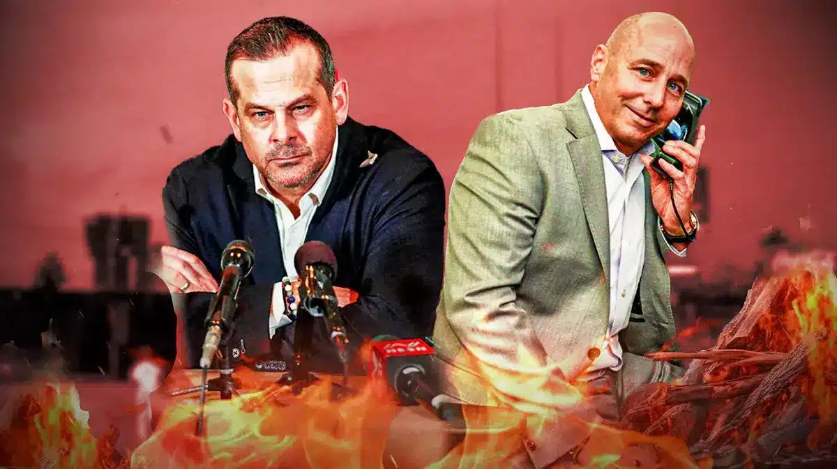 Yankees' Aaron Boone, Brian Cashman on hottest seat in MLB according to ...