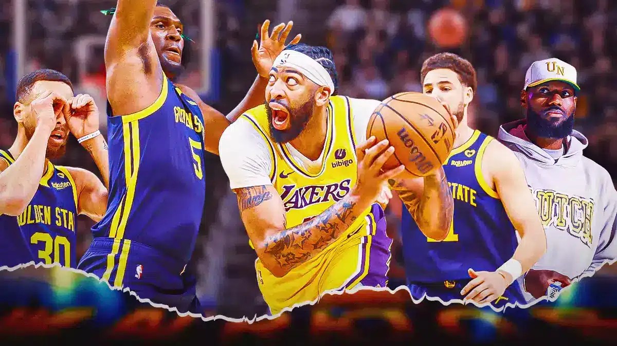 Anthony Davis loses voice as LeBron James-less Lakers lose to Warriors