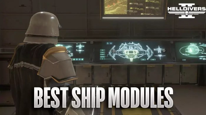Helldivers 2 Best Ship Modules