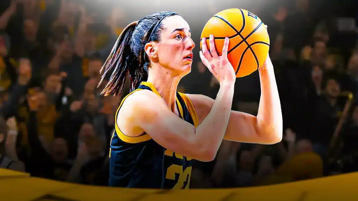 Iowa's Caitlin Clark drops golden quote about logo shot that broke all ...