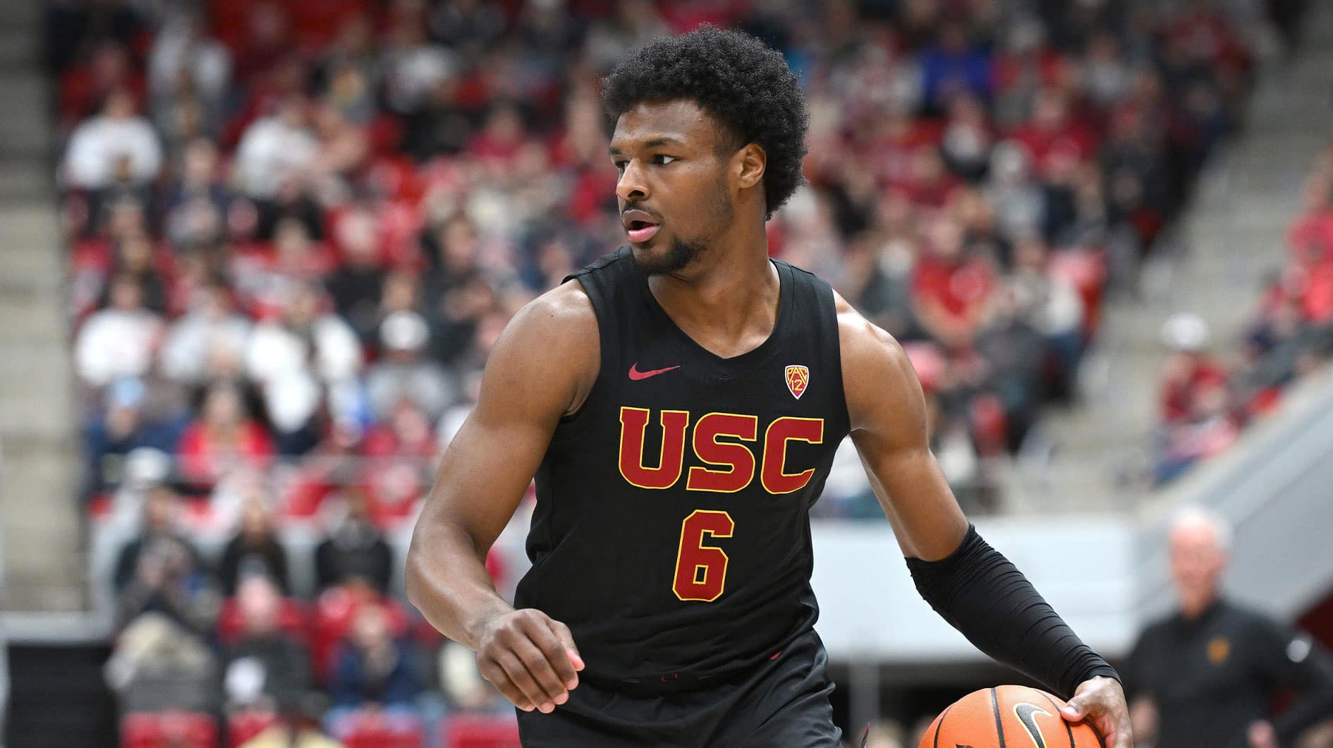 How Bronny James looked in USC basketball's win against Arizona