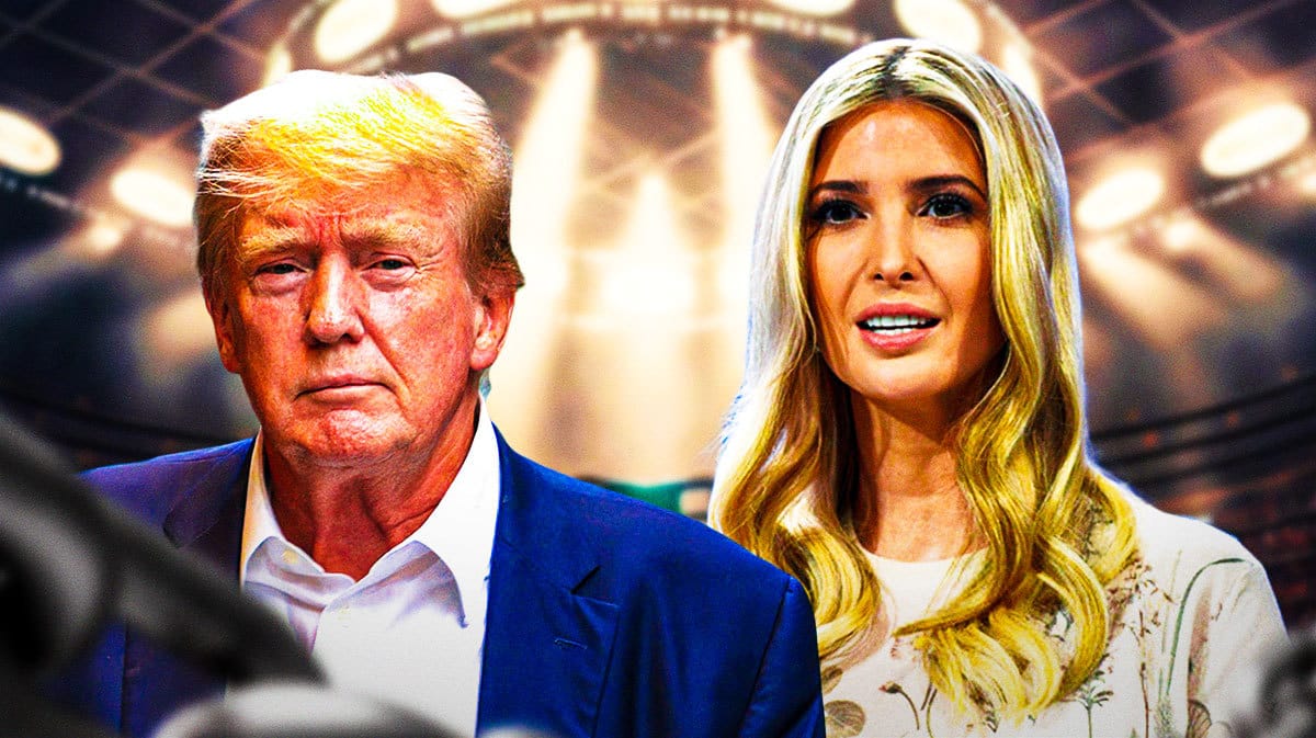 Ivanka and Donald Trump show their support at cage side at UFC 299