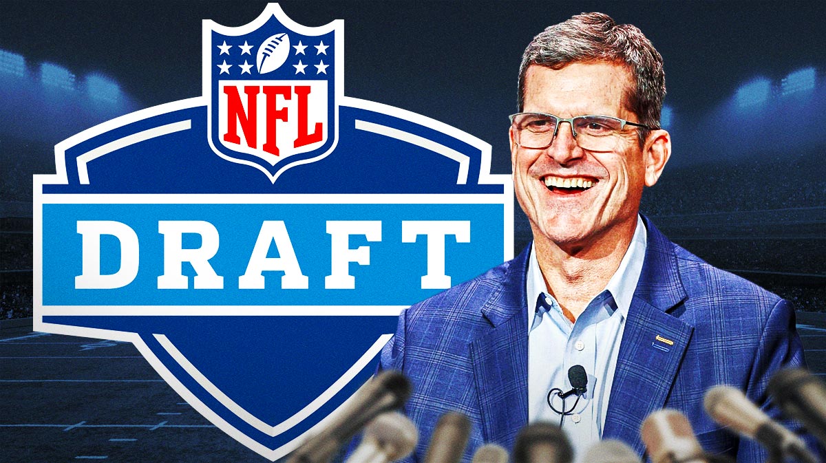 Chargers' Jim Harbaugh drops truth-bomb on picking at No. 5 in 2024 NFL ...
