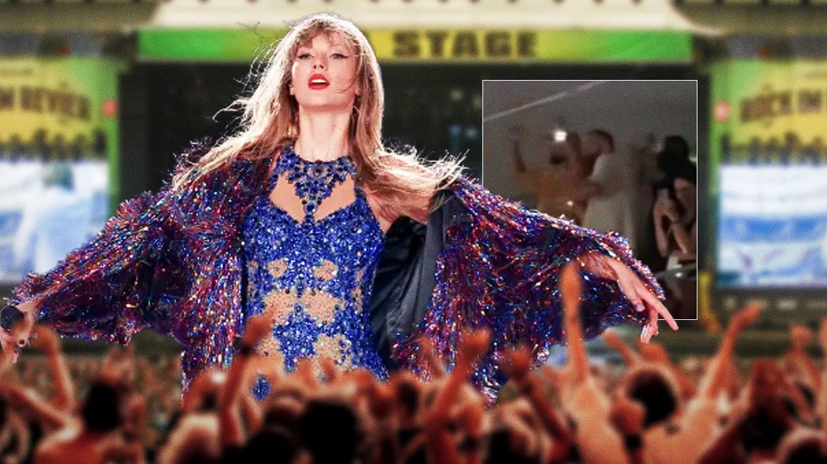 Look what Taylor Swift made Travis Kelce do in viral ‘Eras’ video Look what Taylor Swift made Travis Kelce do in viral ‘Eras’ video
