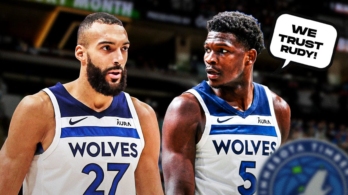 Anthony Edwards praises Rudy Gobert for Timberwolves' big jump this season