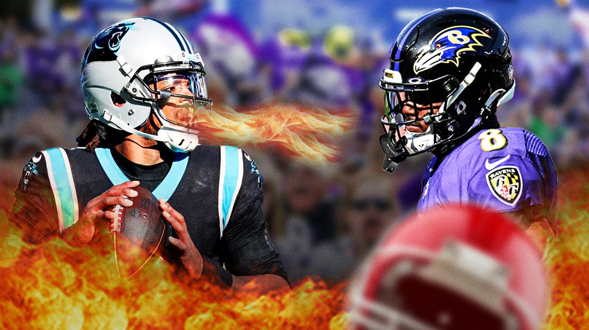 Cam Newton claims Ravens' Lamar Jackson isn't a QB WRs are dying to ...