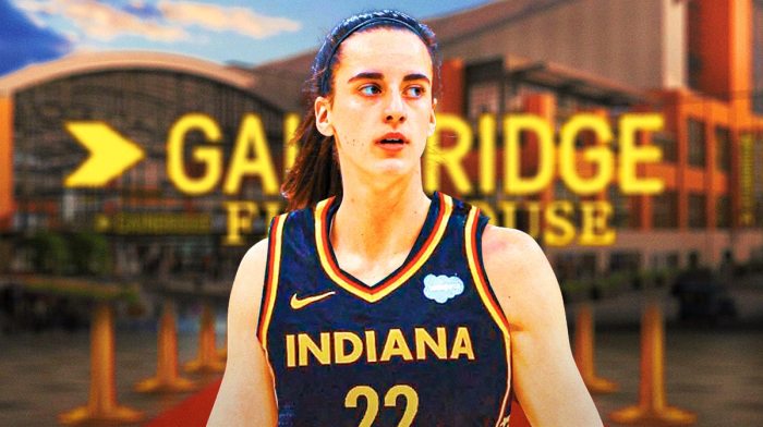 Fever literally rolls out red carpet for Caitlin Clark intro