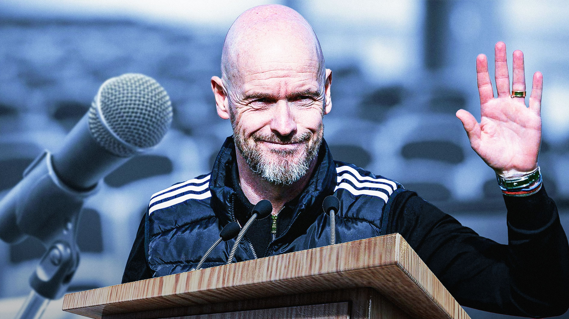 Erik ten Hag storms out of press conference after being told about a ...