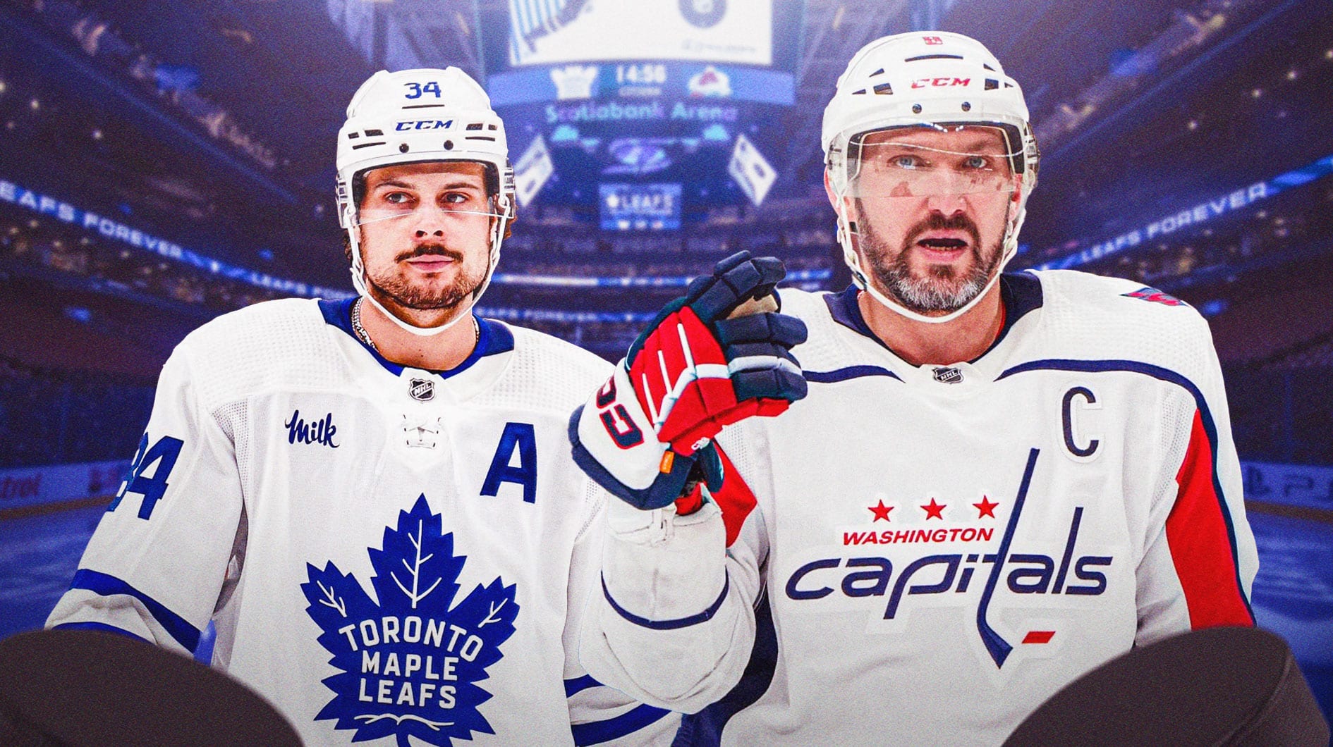 Maple Leafs star Auston Matthews joins Alex Ovechkin in exclusive 2-man ...