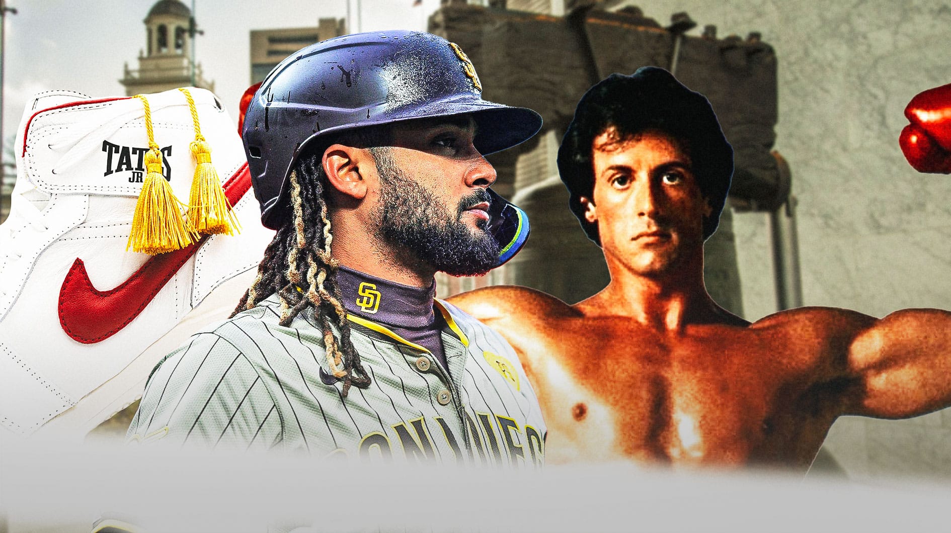 Padres' Fernando Tatis Jr. wearing 'Rocky' cleats against Phillies