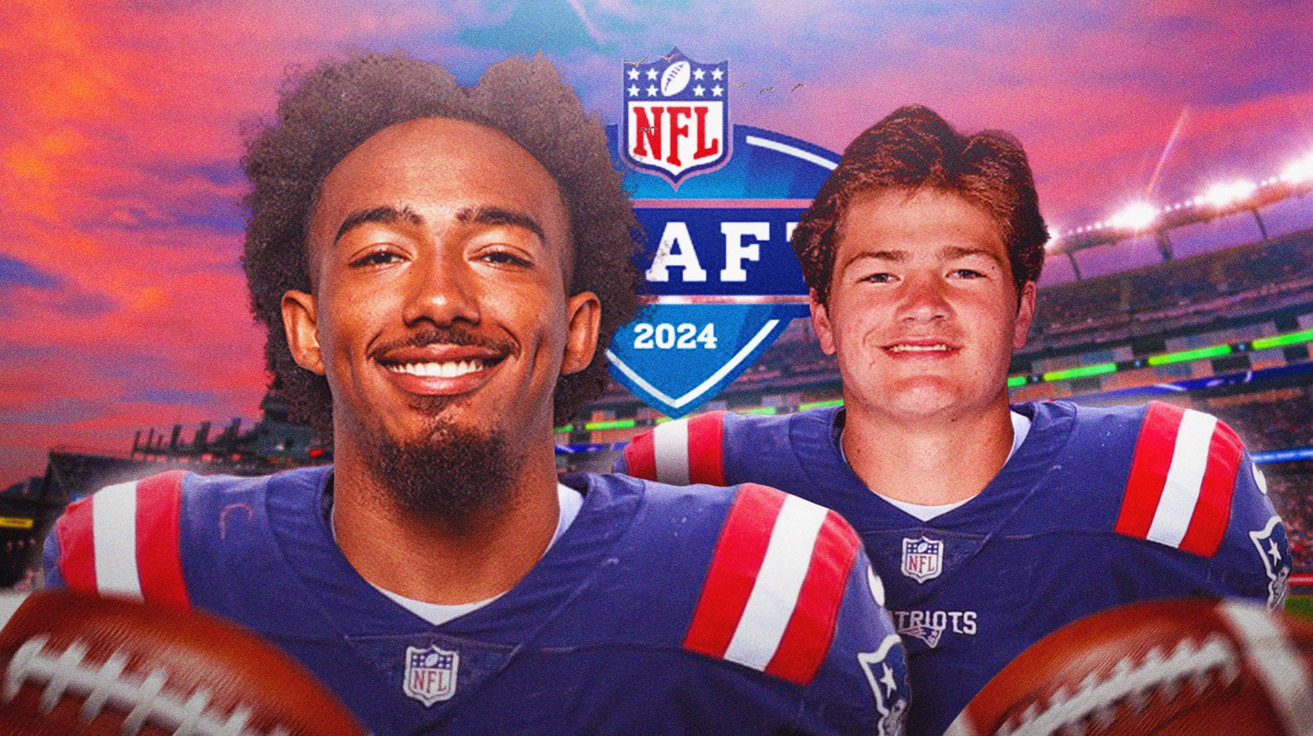 Patriots draft weapon for Drake Maye on Day 2 of NFL Draft