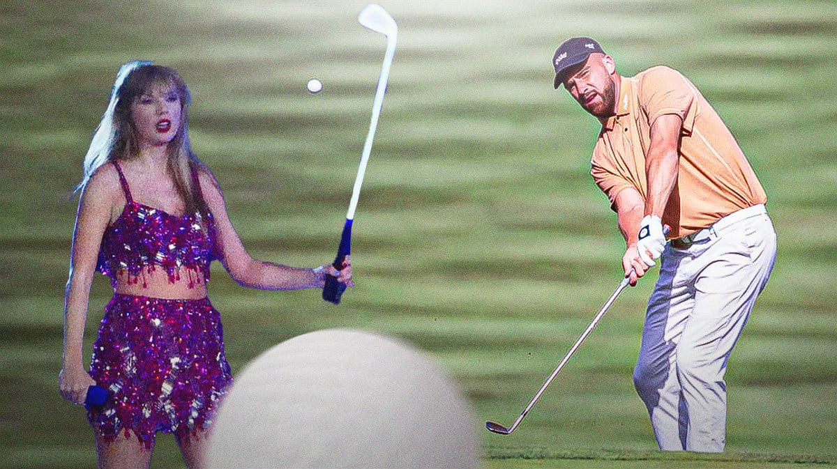 Taylor Swift's Bad Blood surprising boost to Travis Kelce's golf game