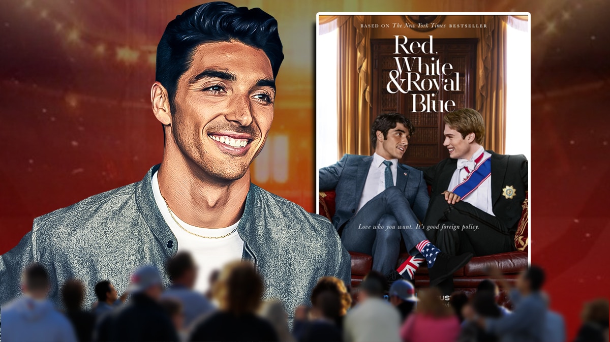 Taylor Zakhar Perez looked to past rom-com icons to play FSOTUS in Red ...