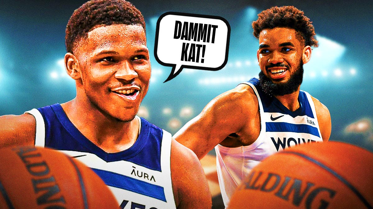 Timberwolves star Anthony Edwards' NSFW message to Karl-Anthony Towns ...