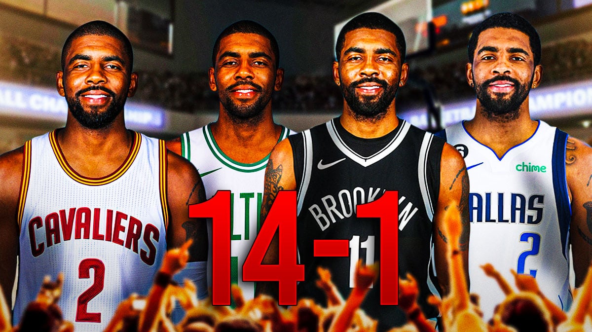 All 14 of Kyrie Irving's playoff closeout wins before streak snapped vs ...