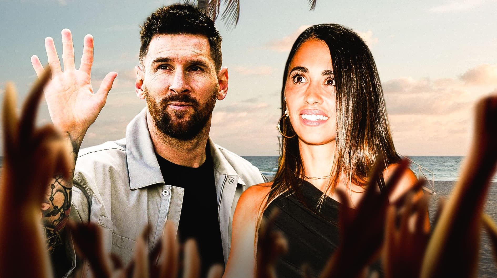 Lionel Messi seen hanging out with Antonela Ruccuzzo in Florida