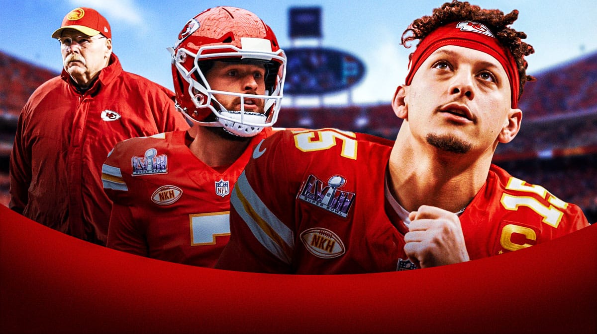 Chiefs' Patrick Mahomes, Andy Reid break silence on Harrison Butker's ...