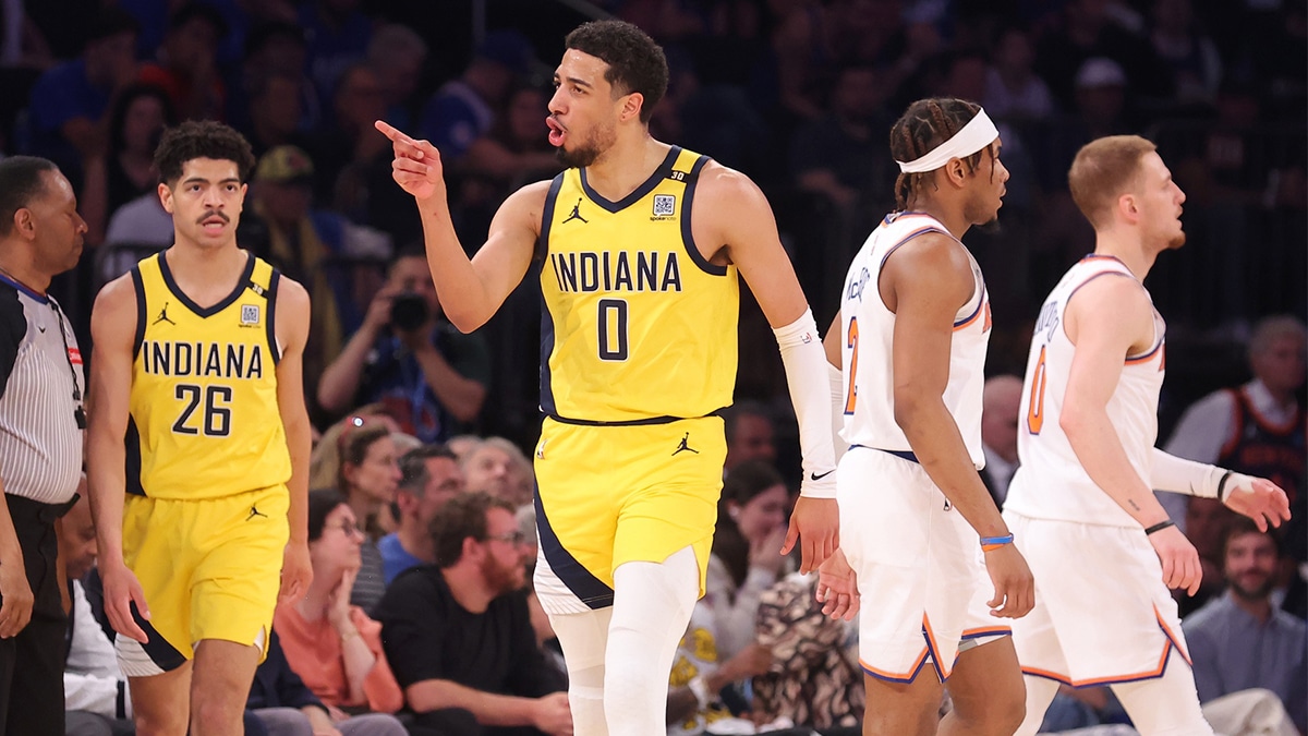 Tyrese Haliburton's instant reaction to Pacers' wild Game 7 win vs. Knicks