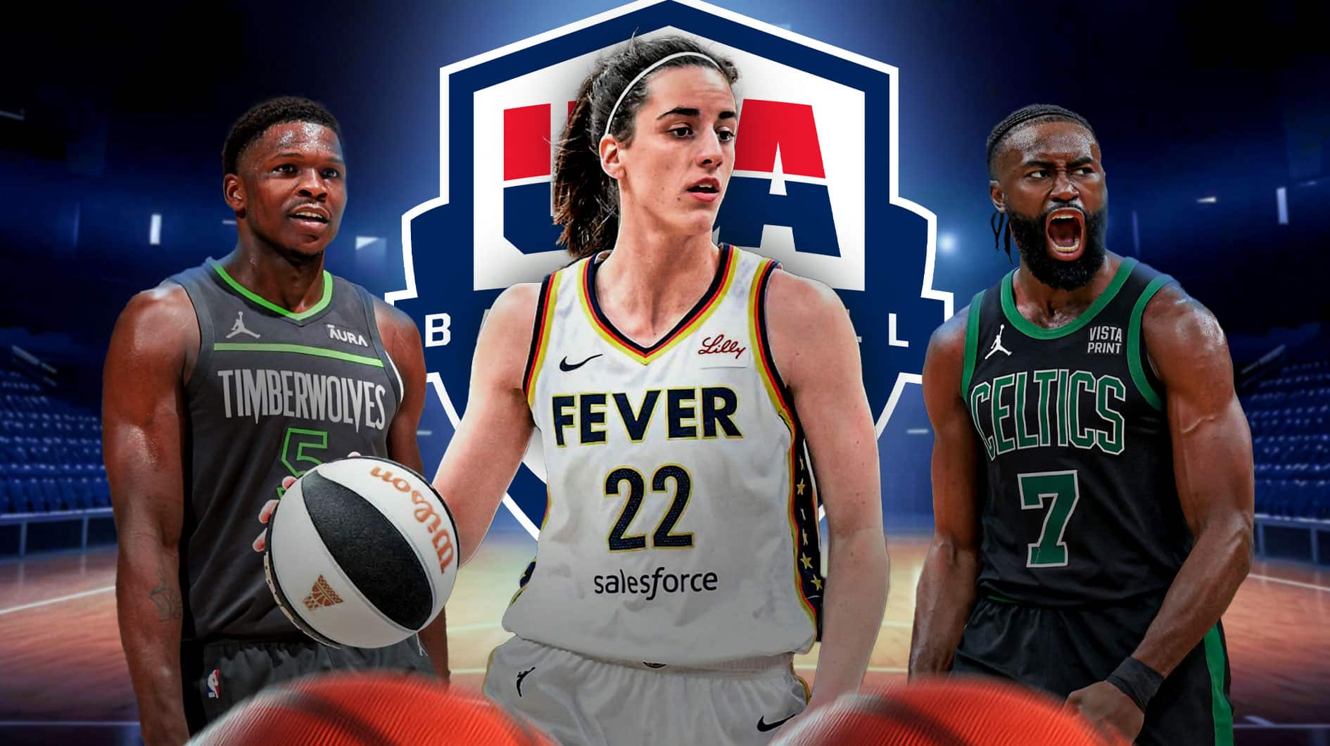 Colin Cowherd blasts Caitlin Clark snub with Anthony Edwards, Jaylen ...