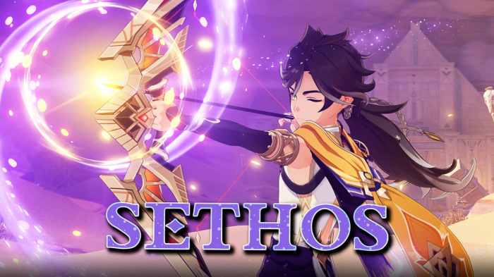 Genshin Impact - Sethos Kit, Materials, Talents, and More