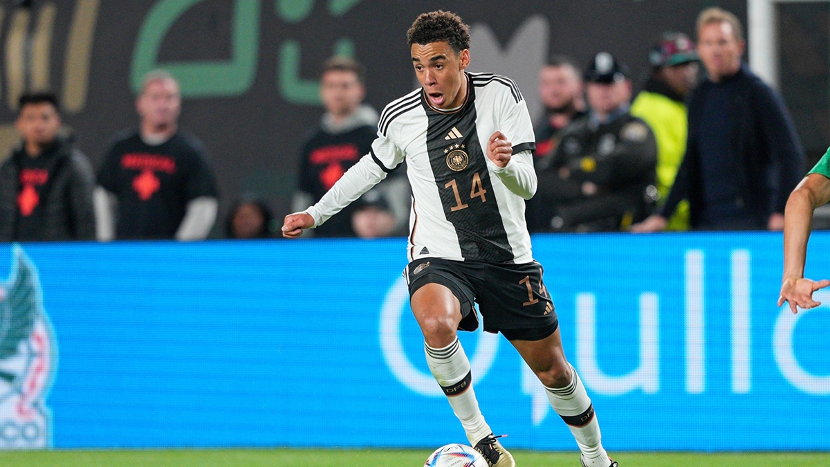 Germany star Jamal Musiala goes full Carmelo Anthony with epic celebration