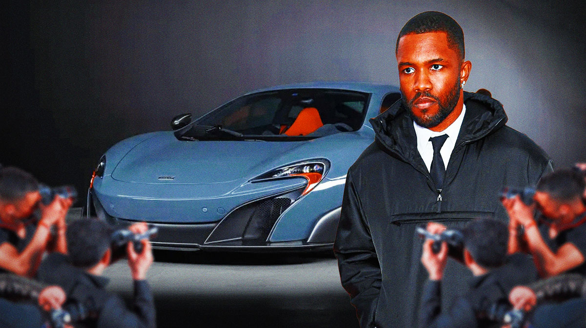 Frank Ocean Car Frank Ocean Sitting On A Curb At The Scene Of The Car