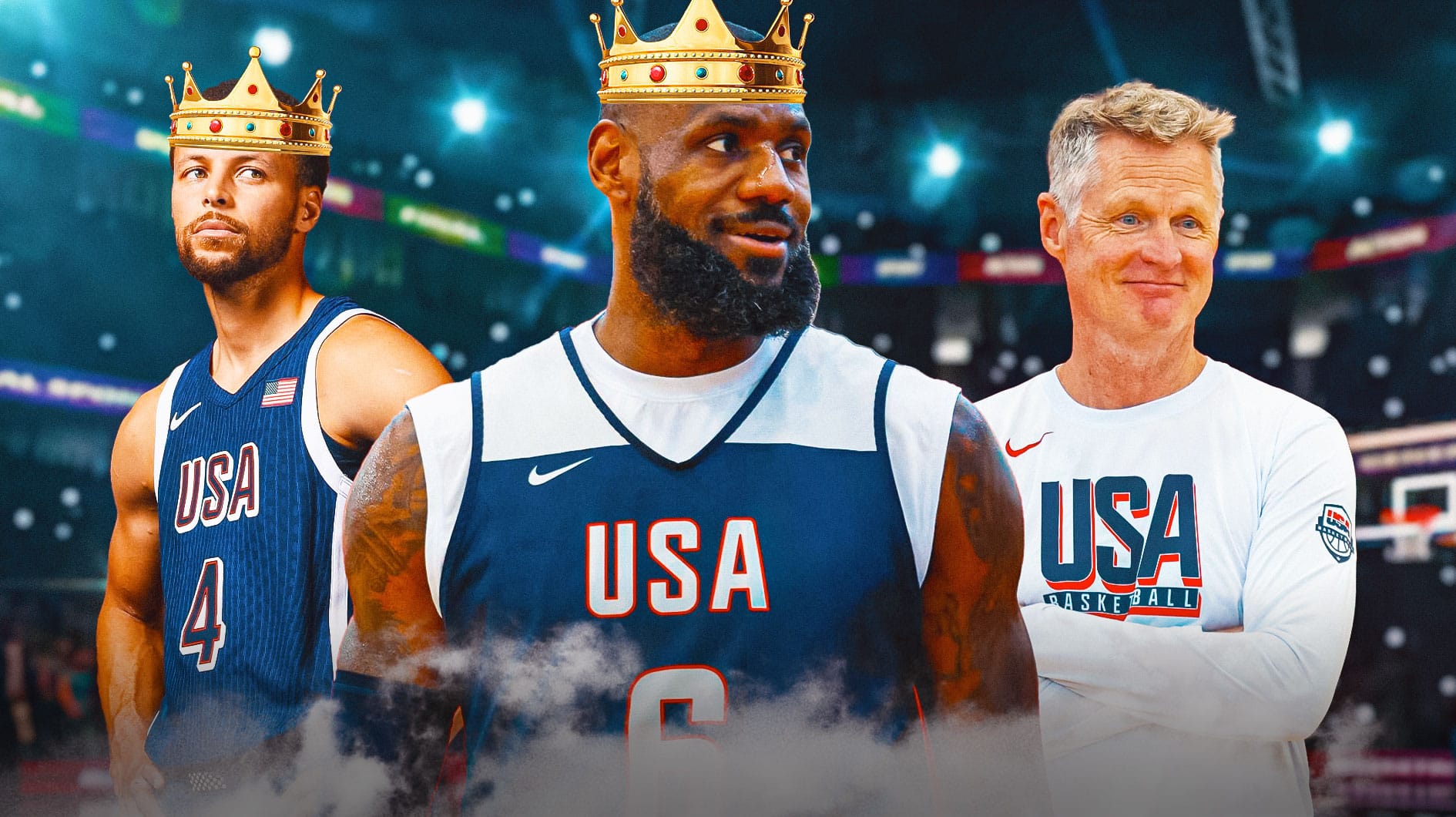 Steve Kerr's LeBron James-Stephen Curry duo take will scare Team USA rivals