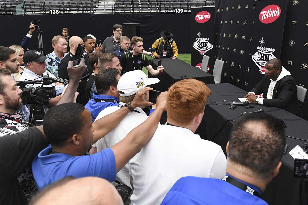 Why Deion Sanders declined to answer questions from specific outlets