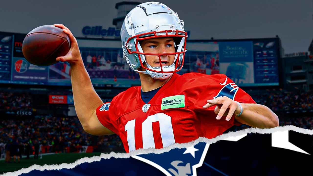 Drake Maye's first preseason TD for Patriots has fans going bonkers