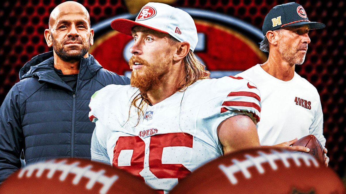 49ers tight end George Kittle hypes up Kyle Shanahan vs. Robert Saleh ...